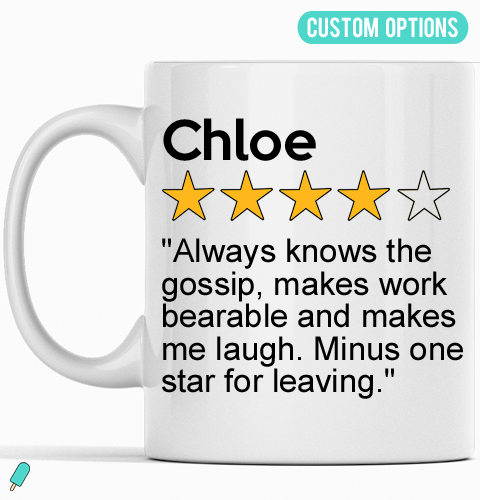 Custom Leaving Mug – i want it now