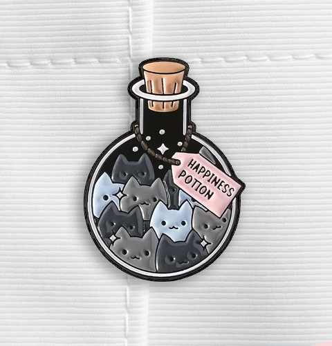 Enamel Pin - Happiness Potion – i want it now