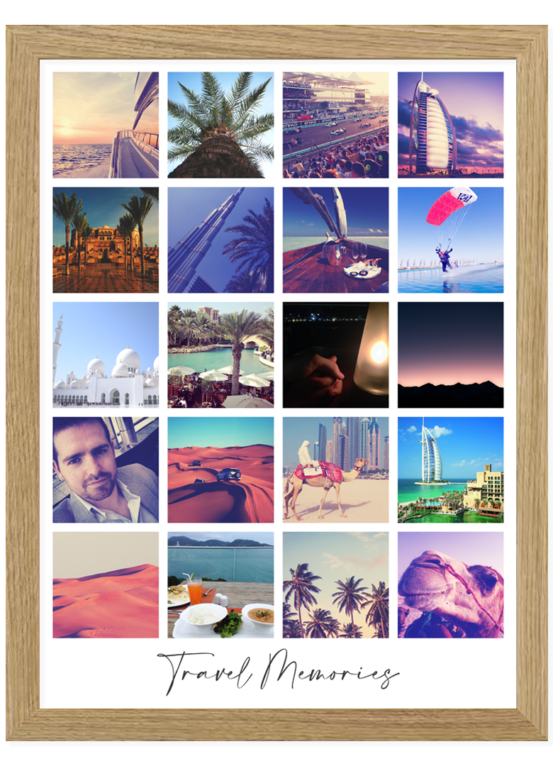 Custom 20 Photo Collage Print – i want it now